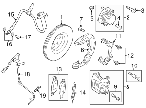 CCPZ-3B477-B - Axle Nut - 2015-2024 Ford | Eastgate Ford Parts