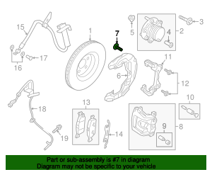 2013-2023 Ford Brake Dust Shield Screw W713976-S439 | OEM Parts Online