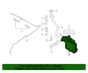 Genuine BMW 61-66-7-067-107 | Washer Reservoir | FREE Shipping on Most ...