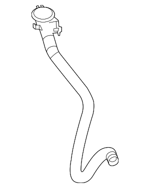 61667144396 - 2004-2010 BMW Filler Pipe (61-66-7-144-396) | BMW of ...