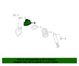 31277888 - Shock Mount 2003-2014 Volvo XC90 | AutoNationParts.com