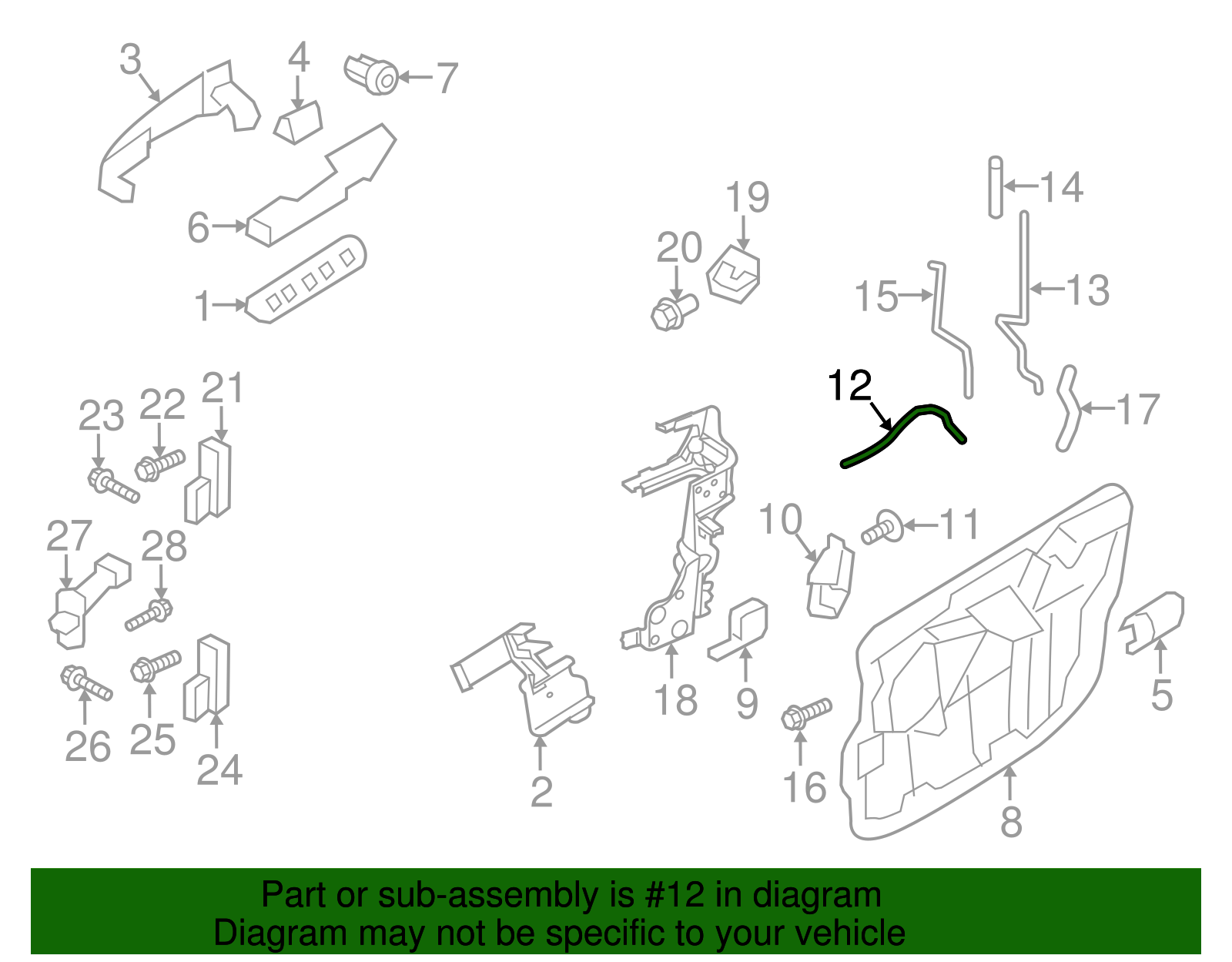 7T4Z-78221A00-B - 2007-2015 Ford - Cable | Ford OEM Parts Outlet