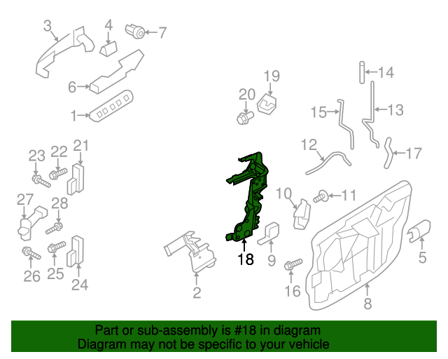 2007-2015 Ford Mount Bracket 7T4Z-7843350-B | QuirkParts