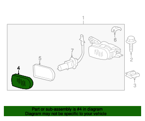 215-826-02-90-64 - Fog Light Lens 2000-2009 Mercedes-Benz ...