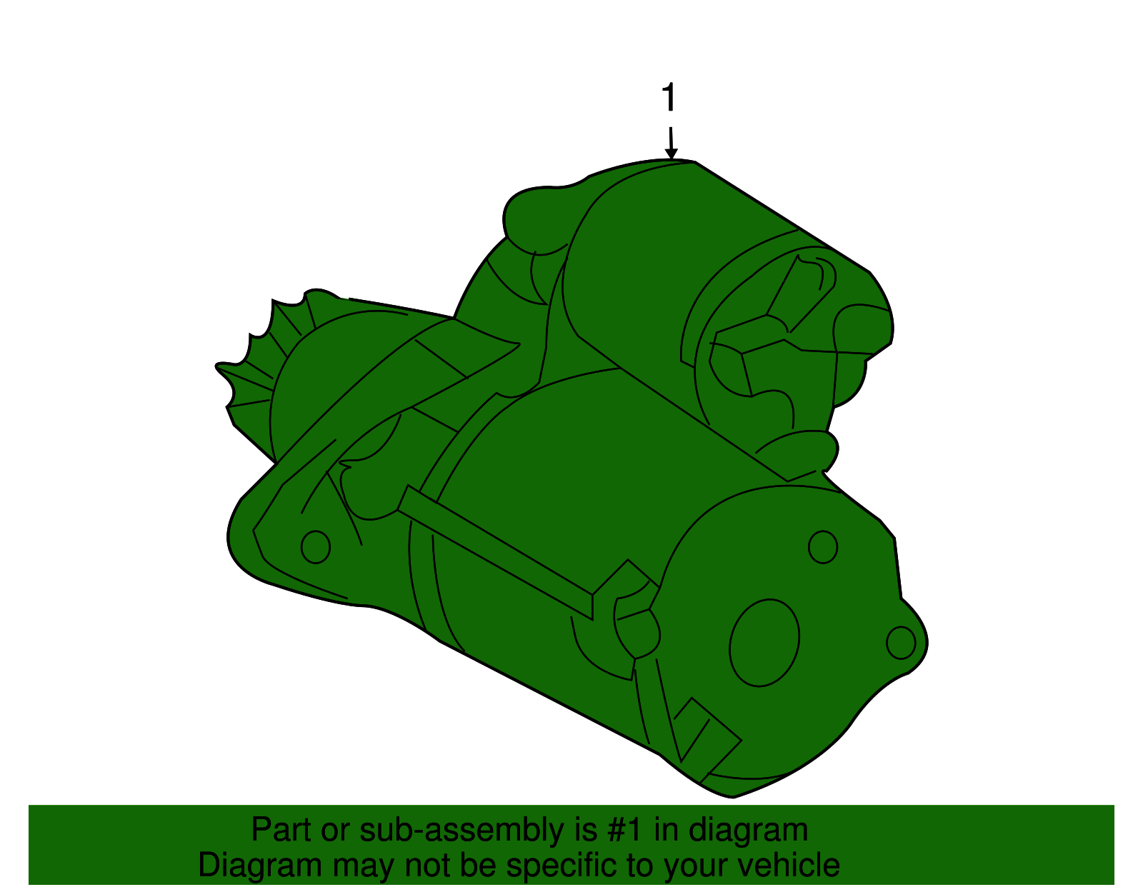 2010-2018 Toyota Starter Motor 28100-28072 | Toyota Parts Center