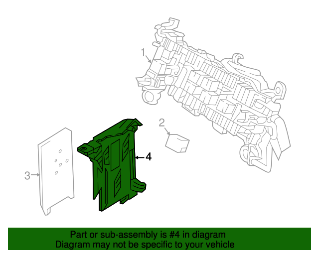2017-2019 Infiniti QX30 Module Bracket 284C2-5DA1A | Infiniti of Orland ...