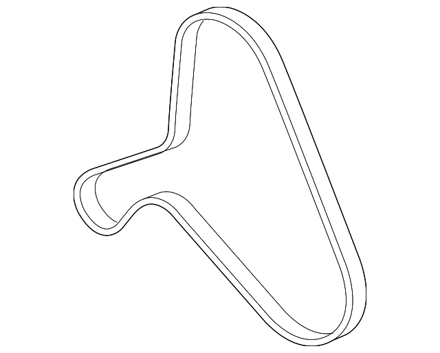 9A7-903-137-10 - Serpentine Belt 2017-2024 Porsche | Delaware Porsche Parts