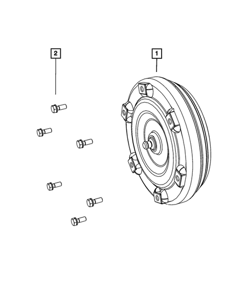 Automatic Transmission / Transaxle and Torque Converter for 2015 Fiat ...