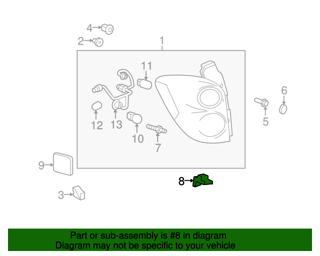 2010-2017 Chevrolet Equinox Multi-Purpose Bracket 20918562 GM ...