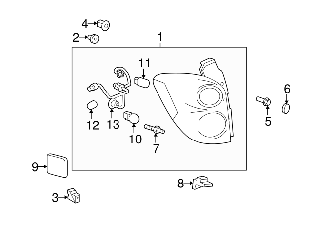 2010-2017 Chevrolet Equinox Multi-Purpose Bracket 20918561 GM ...