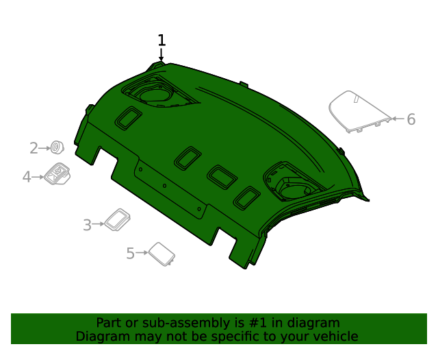 177-690-13-01-9F93 - Package Tray Trim 2019 Mercedes-Benz A 220 ...