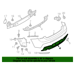 51128055572 - 2014-2021 BMW Valance Panel (51-12-8-055-572) | BMW of ...