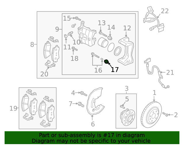 2005-2024 Hyundai Disc Brake Caliper Pin Boot 58164-2E000 | OEM Parts ...