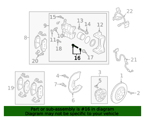 Hyundai - 58162-2F300 - Lower Guide - 2006-2024 Hyundai | OEM Hyundai ...
