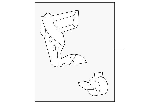 2011-2016 GM Exhaust Bracket 22809864 | GM Parts Center