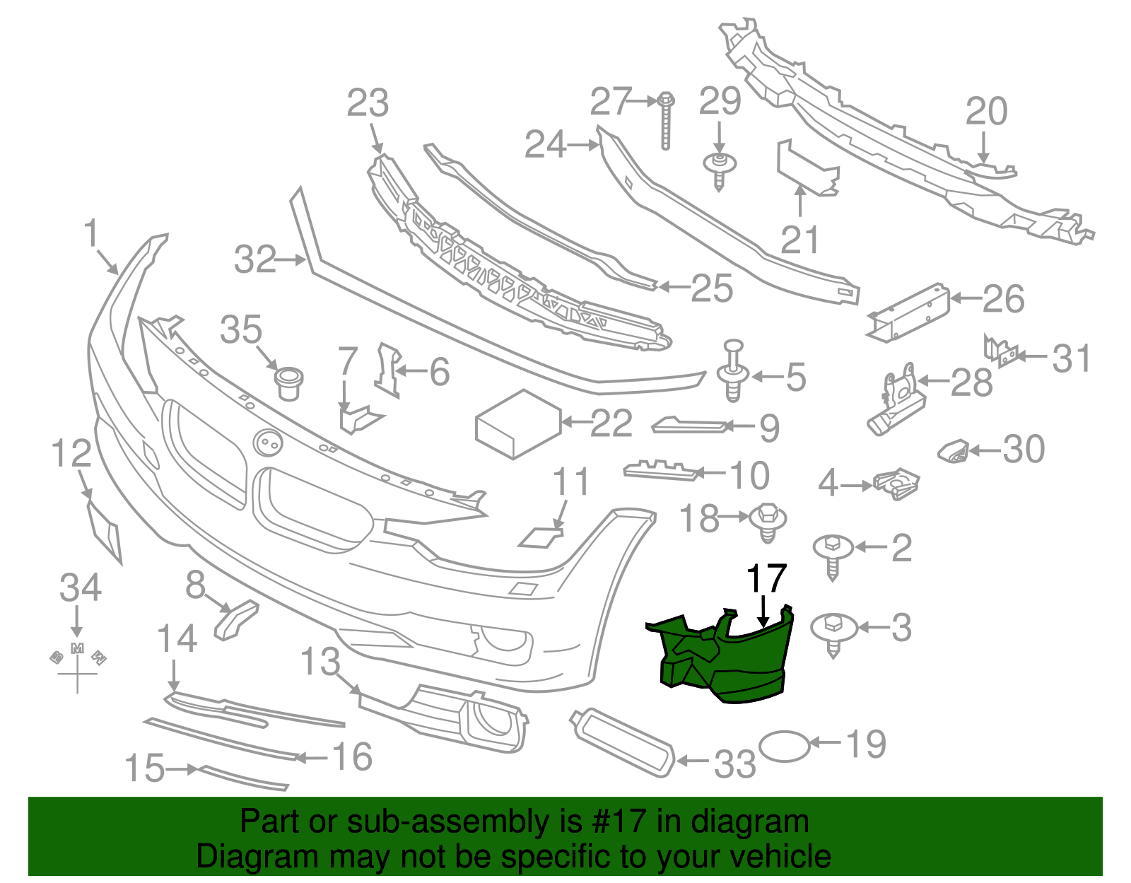 2012-2015 BMW Support Panel 51117266198 | OEM Parts Online
