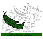 51117293085 - 2012-2015 BMW Bumper Cover (51-11-7-293-085) | BMW of ...