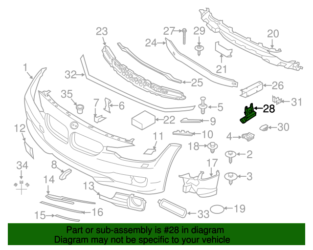 2012-2021 BMW Bracket 51-11-7-266-193 | Online BMW Shop