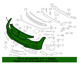 Genuine BMW 51-11-7-293-085 | Bumper Cover | FREE Shipping on Most ...