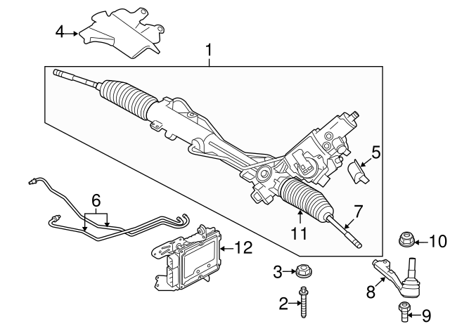 32-10-6-765-235 - Left tie rod 2006-2016 BMW | AutoNation Parts