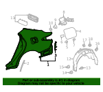 2018-2024 Toyota Camry Quarter Panel 61601-06310 | OEM Parts Online