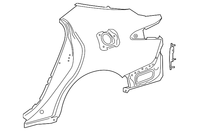 2018-2024 Toyota Camry Quarter Panel 61601-06310 | OEM Parts Online