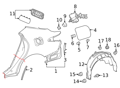 Toyota camry replacement parts store