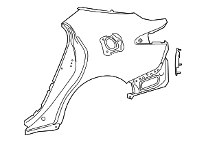 61601-06320 - Quarter Panel 2018-2024 Toyota Camry | Longo Toyota Parts