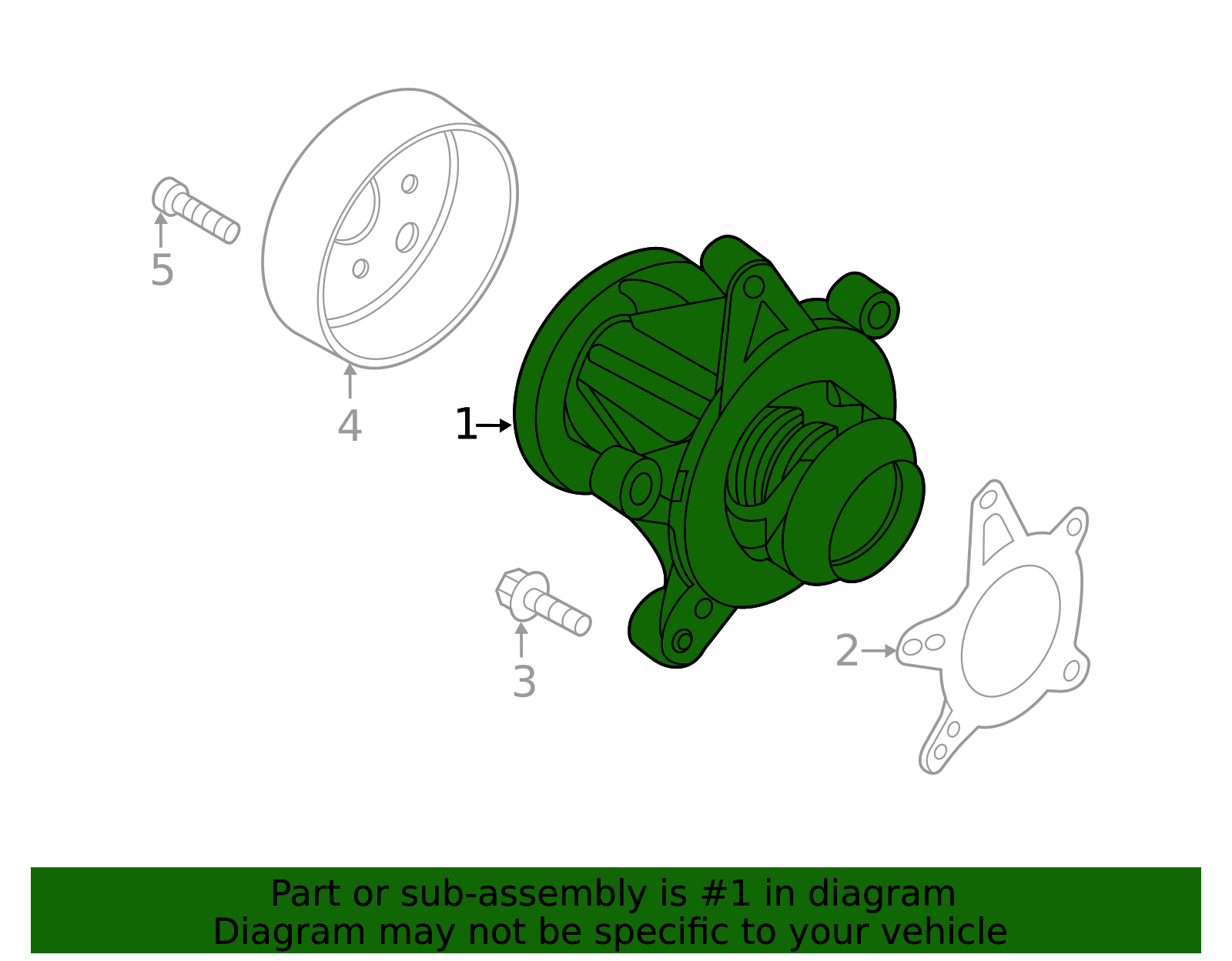 2020-2022 Hyundai Accent Water Pump 25100-2M020 | OEM Parts Online