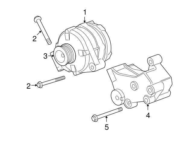 Genuine OEM Alternator Part# LR133559 Fits 2005-2007 Land Rover LR3: Up ...