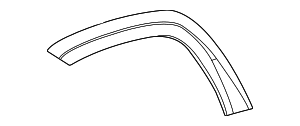 1PC81TZZAK - Wheel Flare Molding Left - 2014-2020 Jeep Grand Cherokee ...