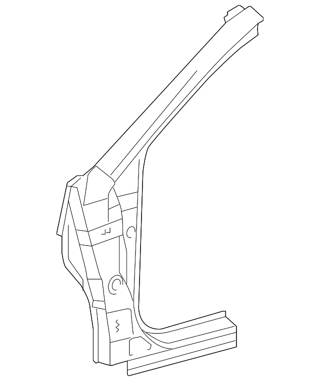 2015-2017 Toyota Camry Hinge Pillar 61131-06160 | Toyota Parts Center