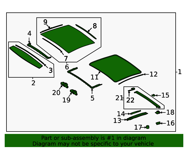 223-780-20-00 - Panoramic Assembly 2021-2023 Mercedes-Benz | Mercedes ...