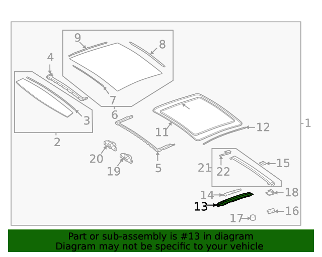 223-780-24-00 - Side Rail 2021-2023 Mercedes-Benz | Mercedes-Benz USA Parts