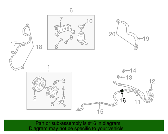 2001-2014 Toyota Return Tube Clamp 90466-16002 | Toyota Parts Center