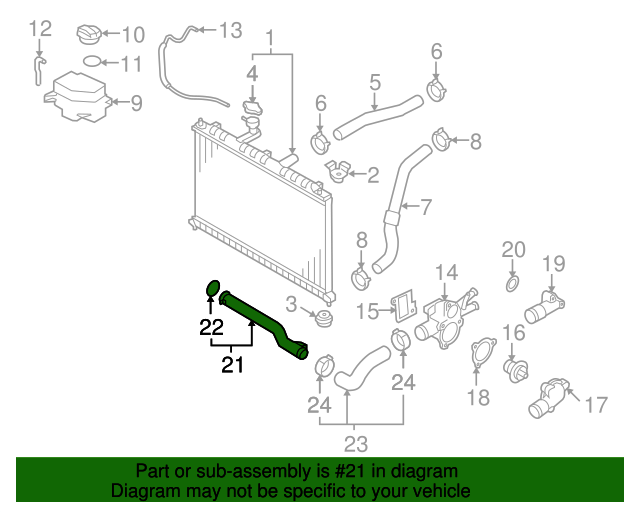 25460-26000 - By-Pass Pipe 2006-2011 Kia | Kia.Parts Store
