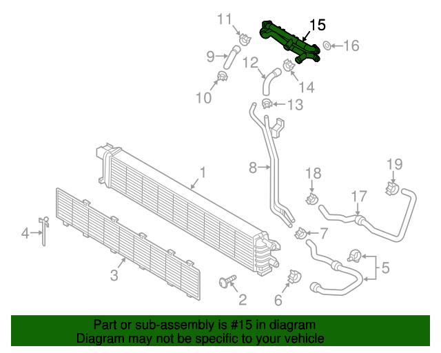 2010-2017 Audi Water Manifold 06E-121-083-N | Audi USA Parts