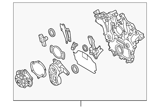 Genuine Water Pump for 12709178 | Over 30% Off All Genuine Saab Parts ...