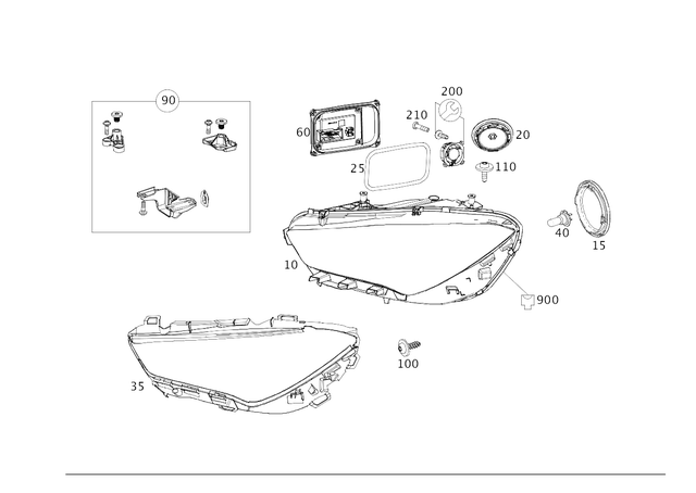 177-820-18-01 - Bracket 1954-2024 Mercedes-Benz | Mercedes-Benz USA Parts