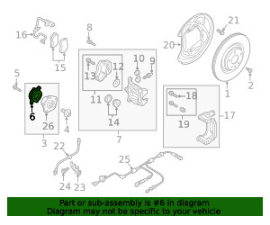 2017-2023 Audi Wheel Bearing And Hub Assembly 8W0-407-625-J | OEM Parts ...