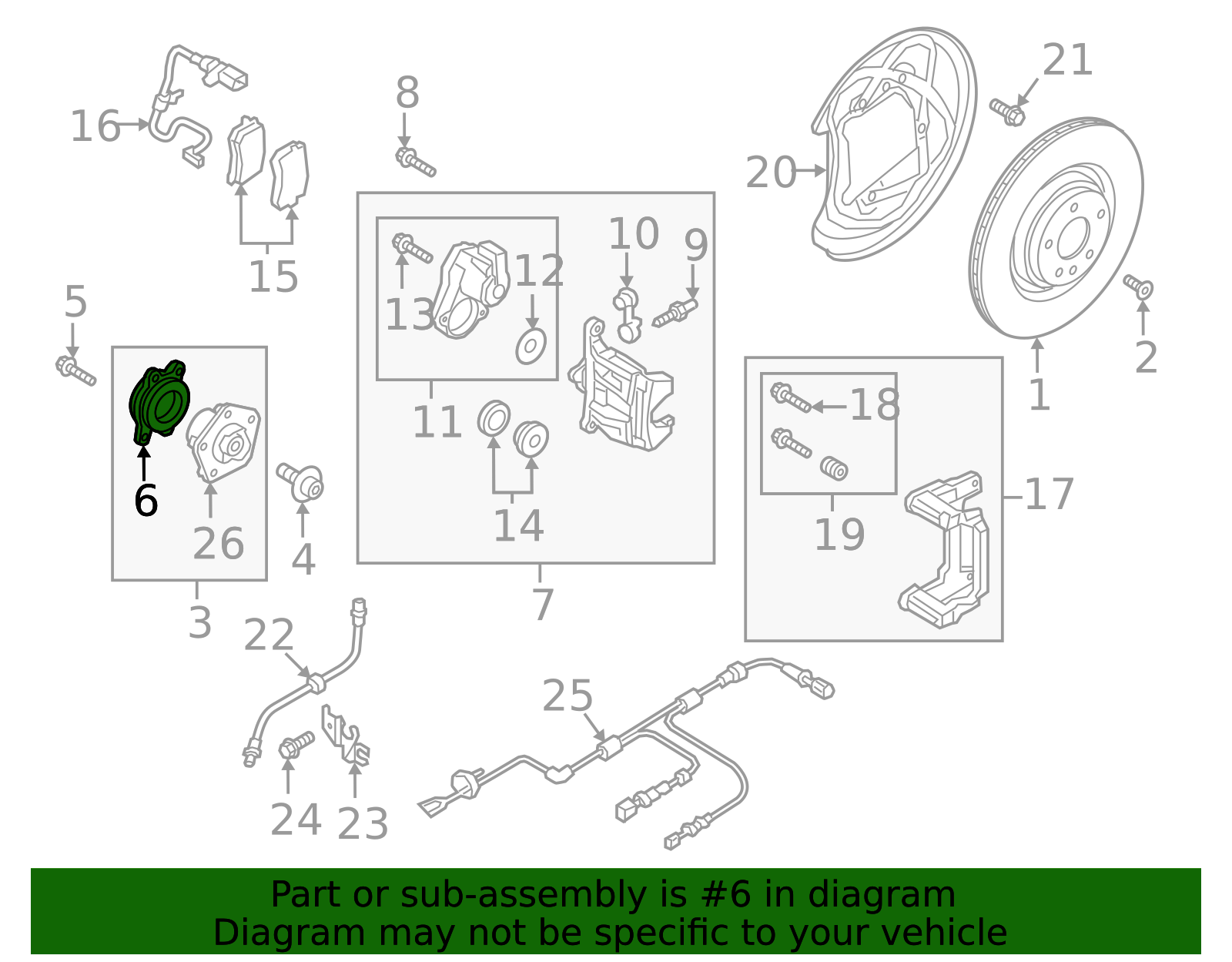8W0-407-625-J - Rear Wheel Bearing 2017-2025 Audi | Audi OEM Parts