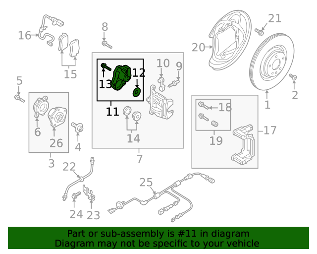 2017-2023 Audi Adjust Motor 8W0-998-281 | OEM Parts Online