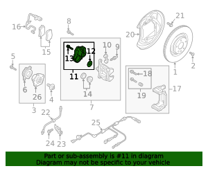 8W0-998-281 - Parking Brake Actuator 2017-2024 Audi | AutoNationParts.com