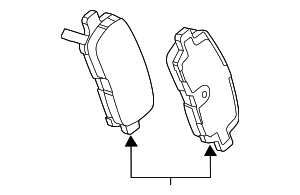 2010-2020 GM Rear Disc Brake Pad Set 85143529 GM | GMPartsDirect.com