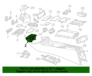 Mercedes-Benz OEM Cup Holder Part# 218-680-10-50-9051 | OEM Vehicle Parts