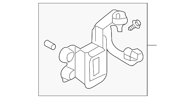 57220-2C100 - Reservoir Assembly Mount Bracket - 2003 2004 Hyundai ...