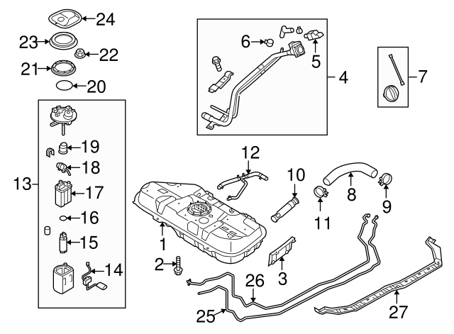 94460-1M500 - Fuel Sender Unit 2010-2013 Kia | Kia.Parts Store