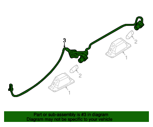 2017-2020 Nissan Armada Harness 26551-1LB1A | Bill Kay Nissan Parts