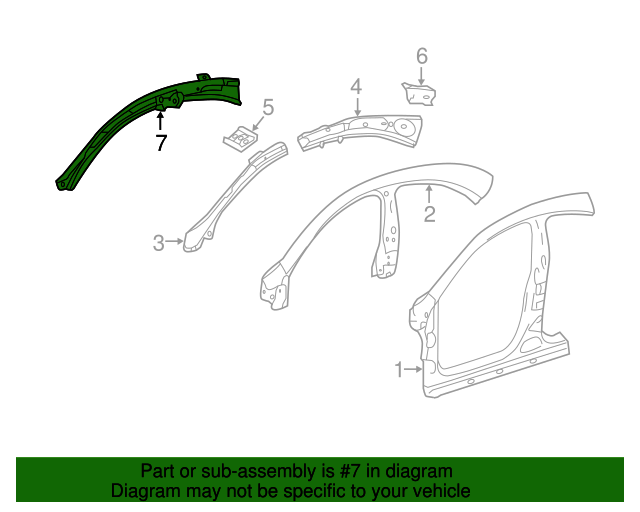 117-630-01-00 - Inner Rail 2014-2019 Mercedes-Benz | Mercedes-Benz USA ...