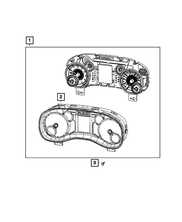 2022 Ram 1500 Instrument Panel Cluster 68527335AD | My Mopar Parts